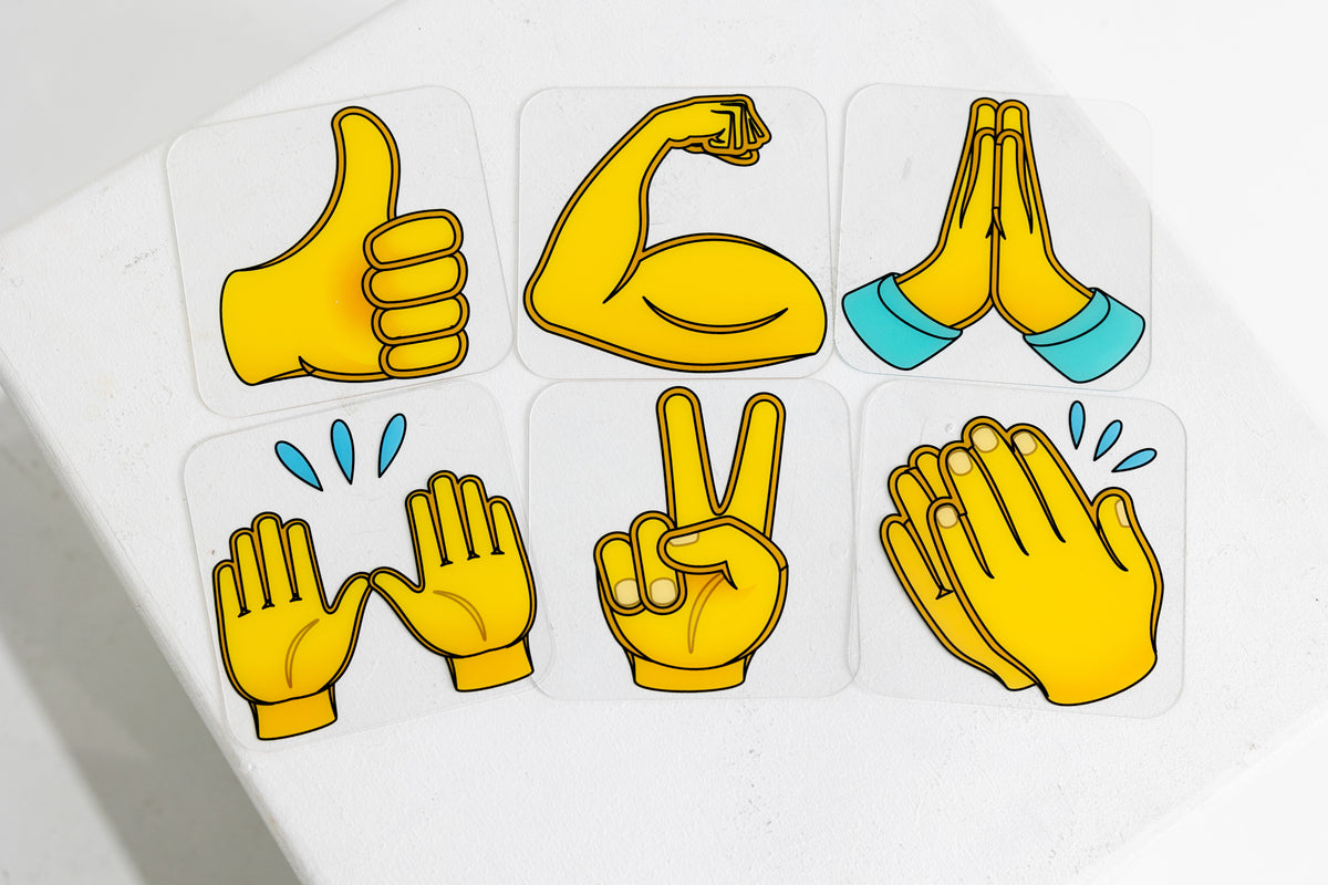 Hand Symbols Pack - Changeable Emoji Panels (6) For Your Marquee Sign ...